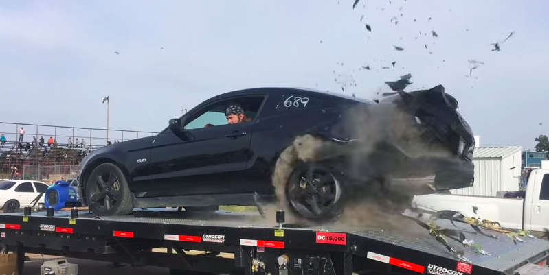Mustang EXPLODES Tire on Dyno at 150MPH! - Coolfords